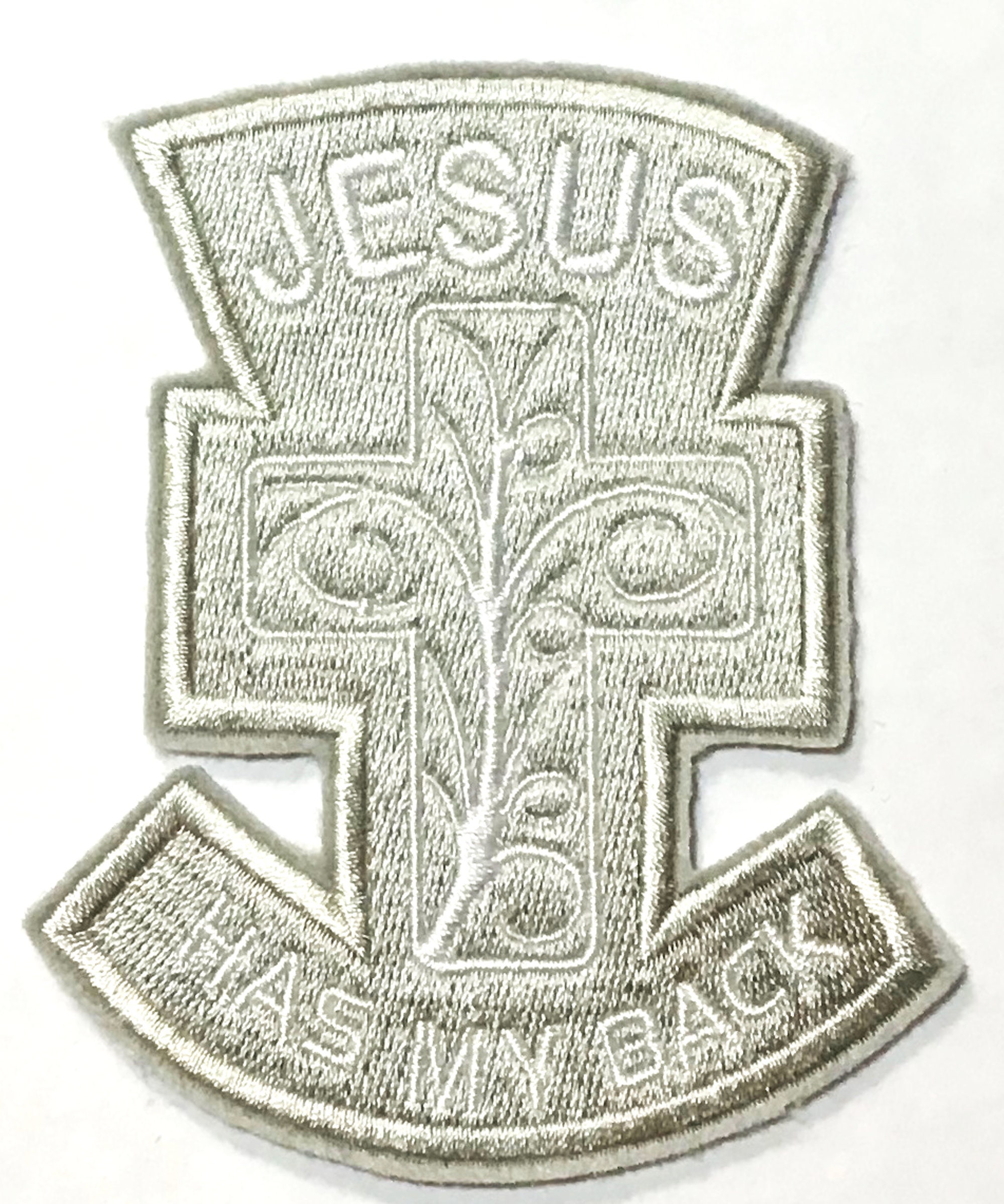 Jesus Has My Back Embroidered Patch - Etsy