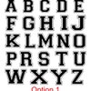 Varsity Letter H Decal Sticker Vinyl Window Laptop College Athletic ...