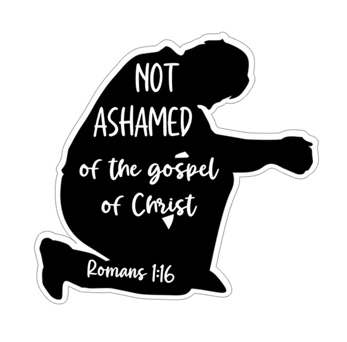 Not Ashamed of the Gospel of Christ Sticker - Etsy