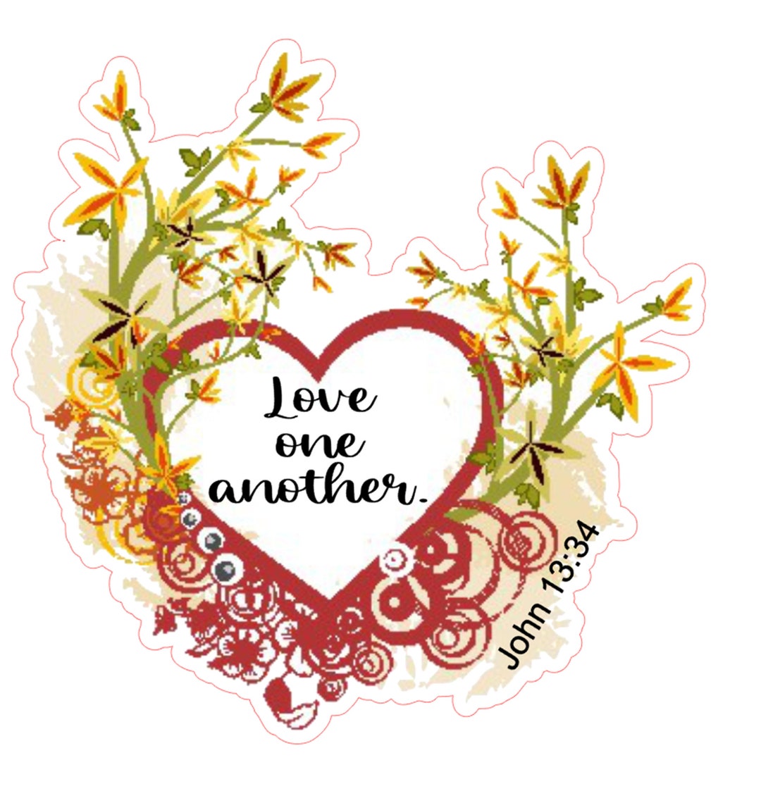 Love One Another Sticker - Etsy