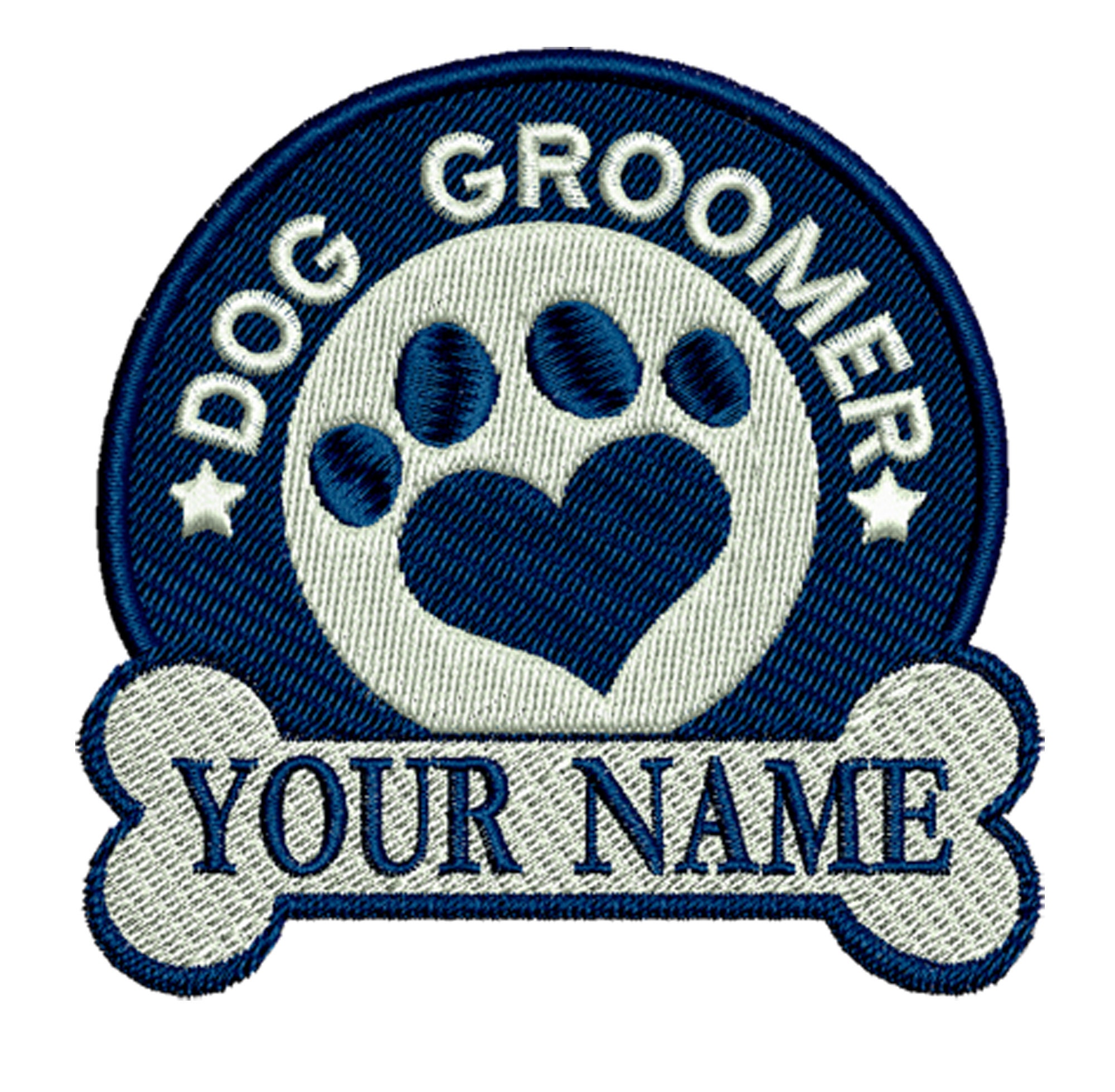 Dog Groomer Custom Embroidered Patch - Etsy