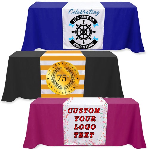 Custom Craft Show Table Runner With Business Logo & Name - Etsy