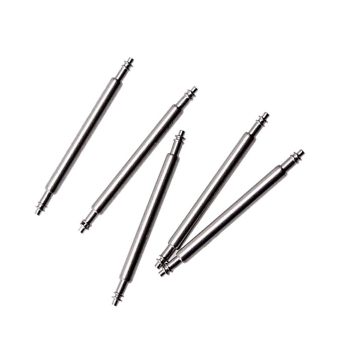 8 X Stainless Steel Watch Spring Bar Pins 8-25 Mm Standard 1.5 Mm ...