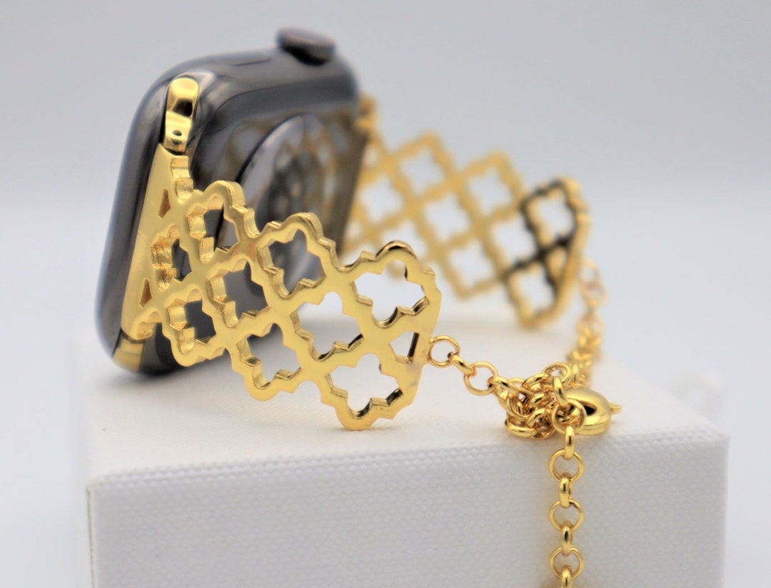 Handmade Gold Apple Samsung Fitbit Jewelry Watch Band. Apple Watch All ...