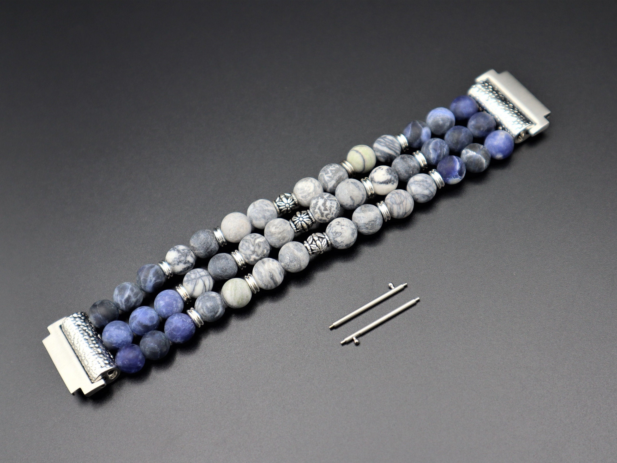 Handmade Gemstone Garmin Watchband Custom Order. Fenix 6s 5s - Etsy