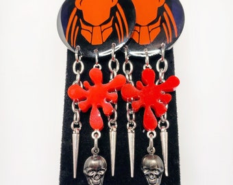 Alien Vs Predator Earrings - Etsy