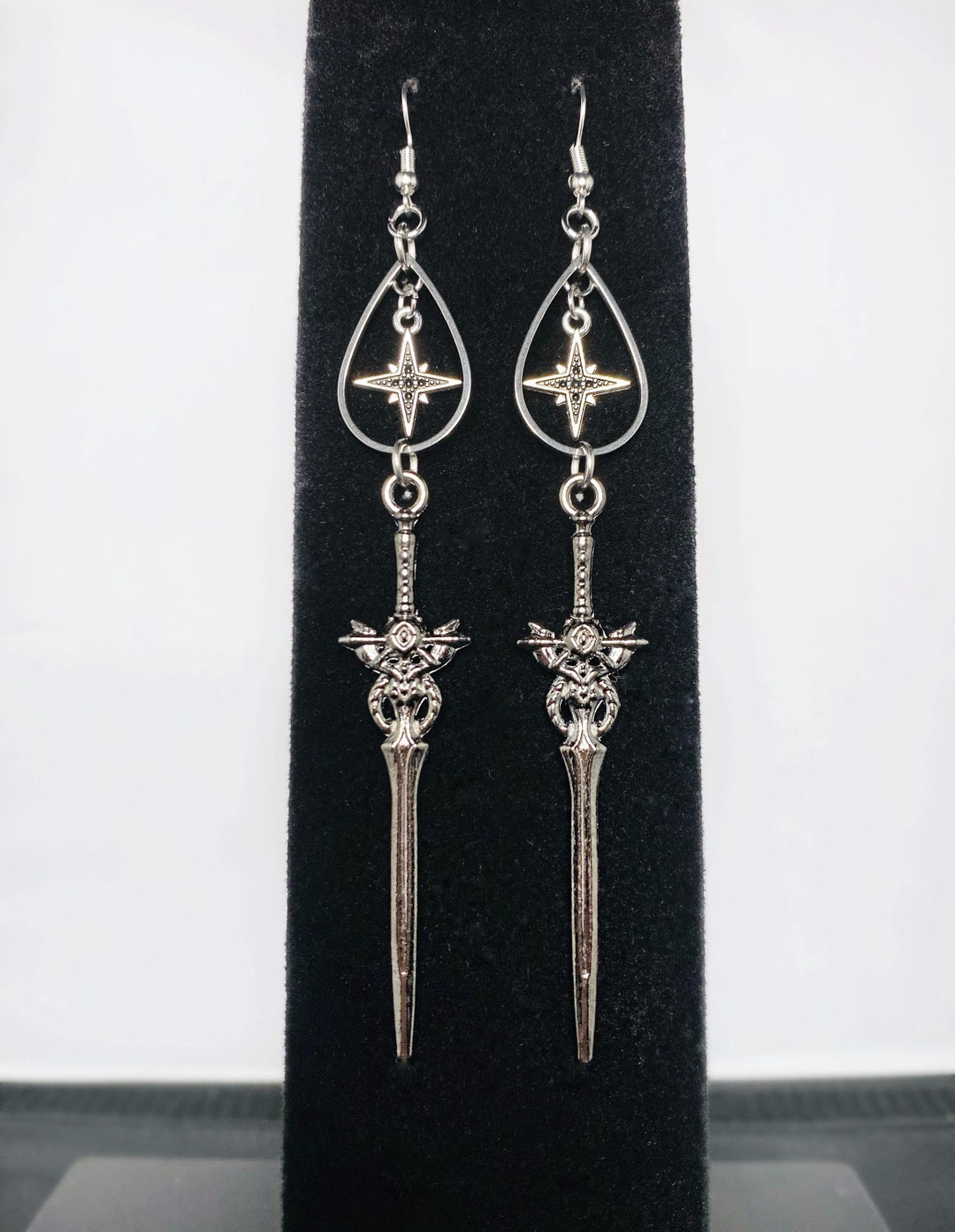 Athena: Gunmetal Sword, Celestial Star and Teadrop Gothic Witchy Punk ...