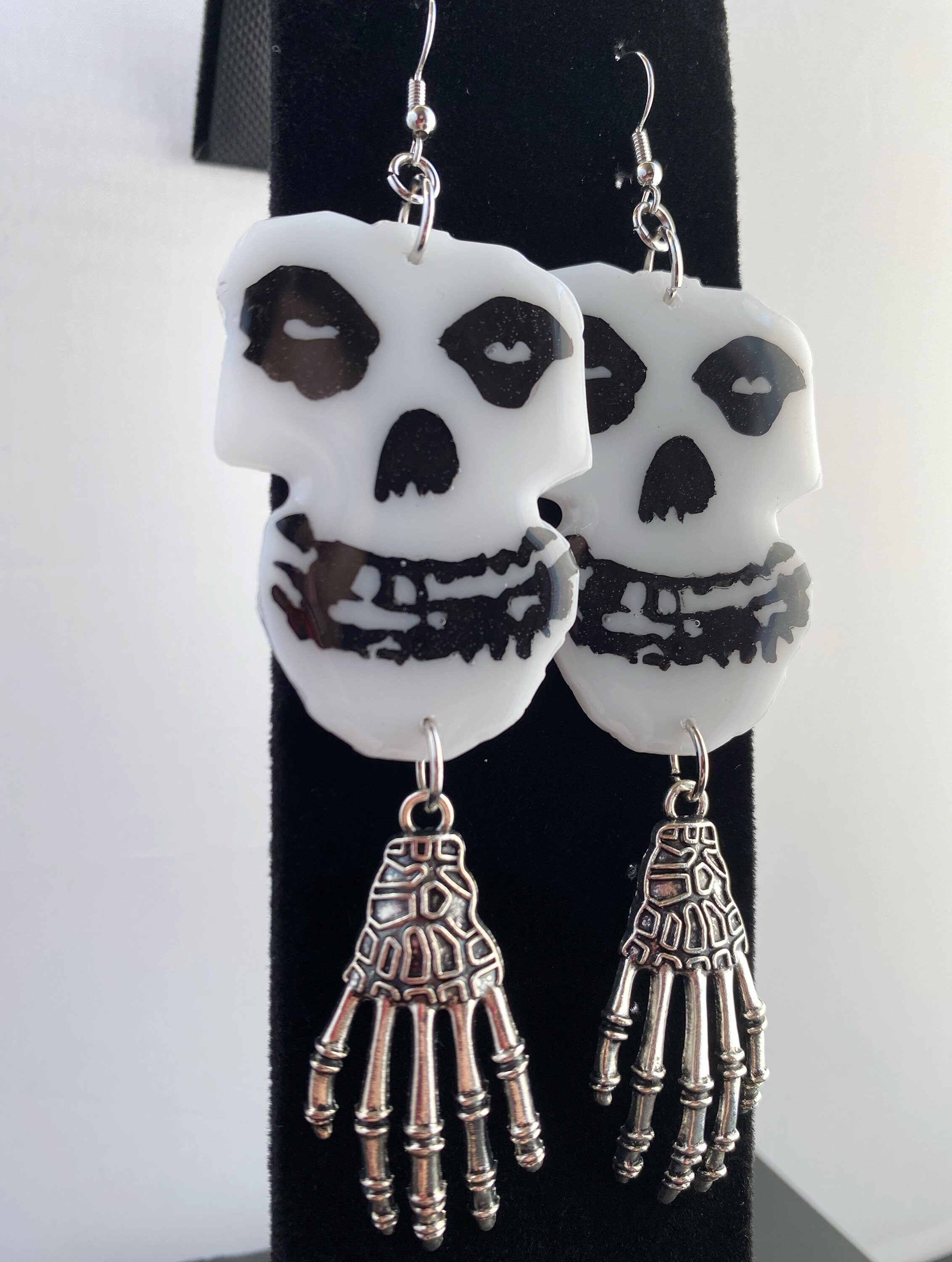 Crimson Ghost: Misfits and Skeleton Hand Horror Punk Halloween - Etsy