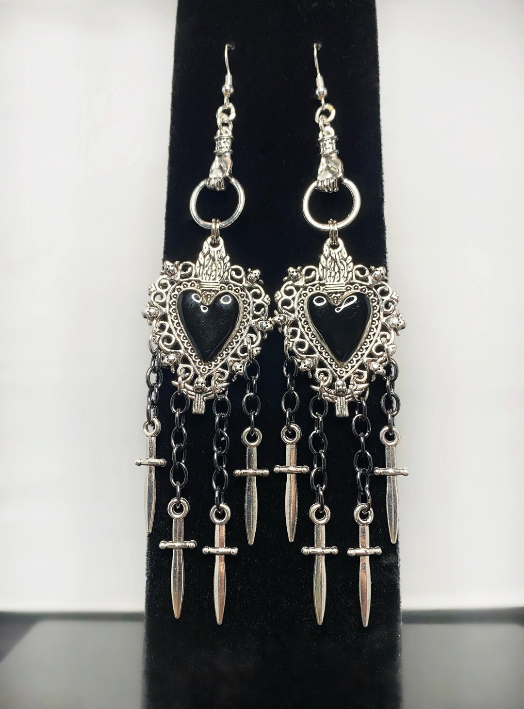 Mark of Eros: Greek God Cupid Heart With Daggers Gothic Ornate Mystical ...