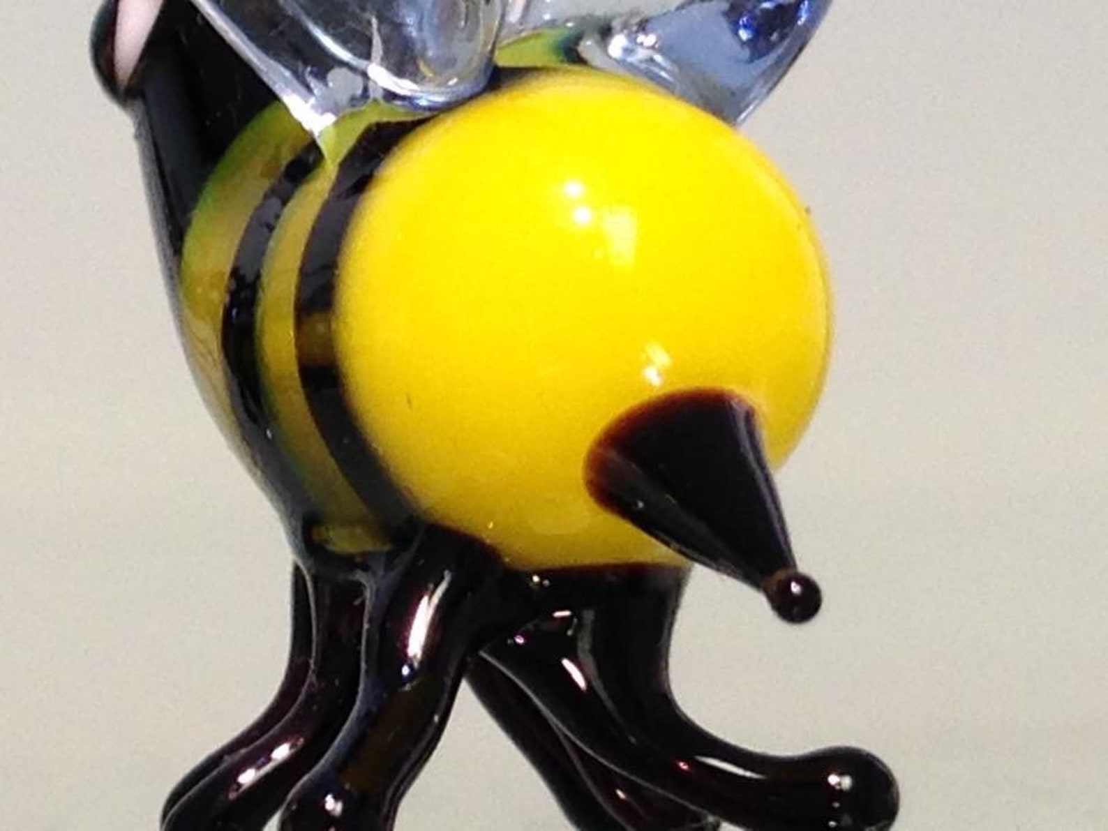 Hand Made Glass Bumble Bee - Etsy UK