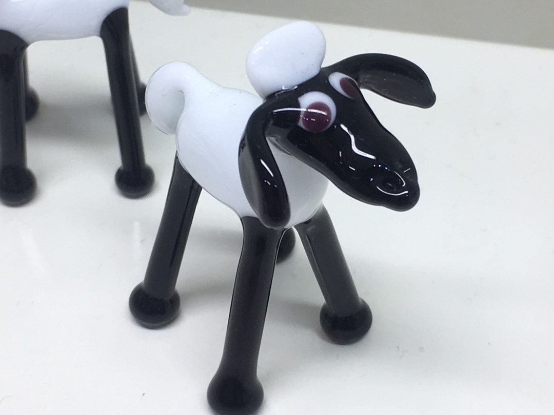 Hand Made Glass Sheep - Etsy