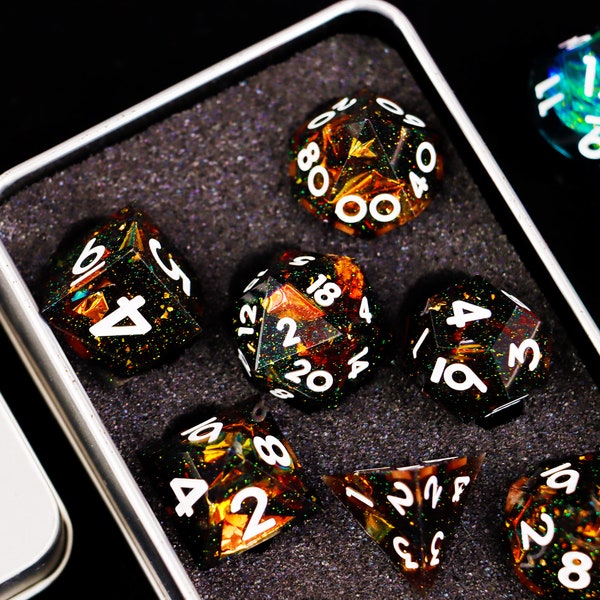 Black Dice Set - Etsy