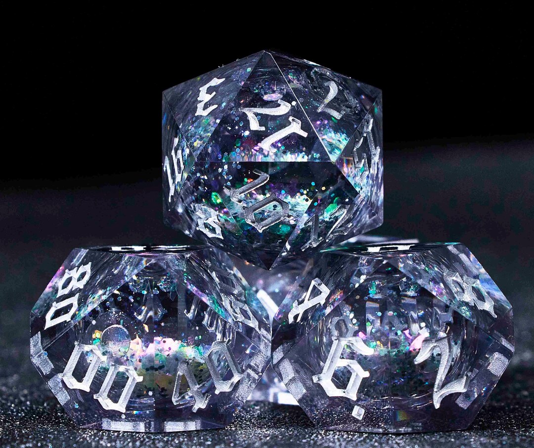 Quick Deliverygothic Dark Series Liquid Core Dice Set for RPG ...