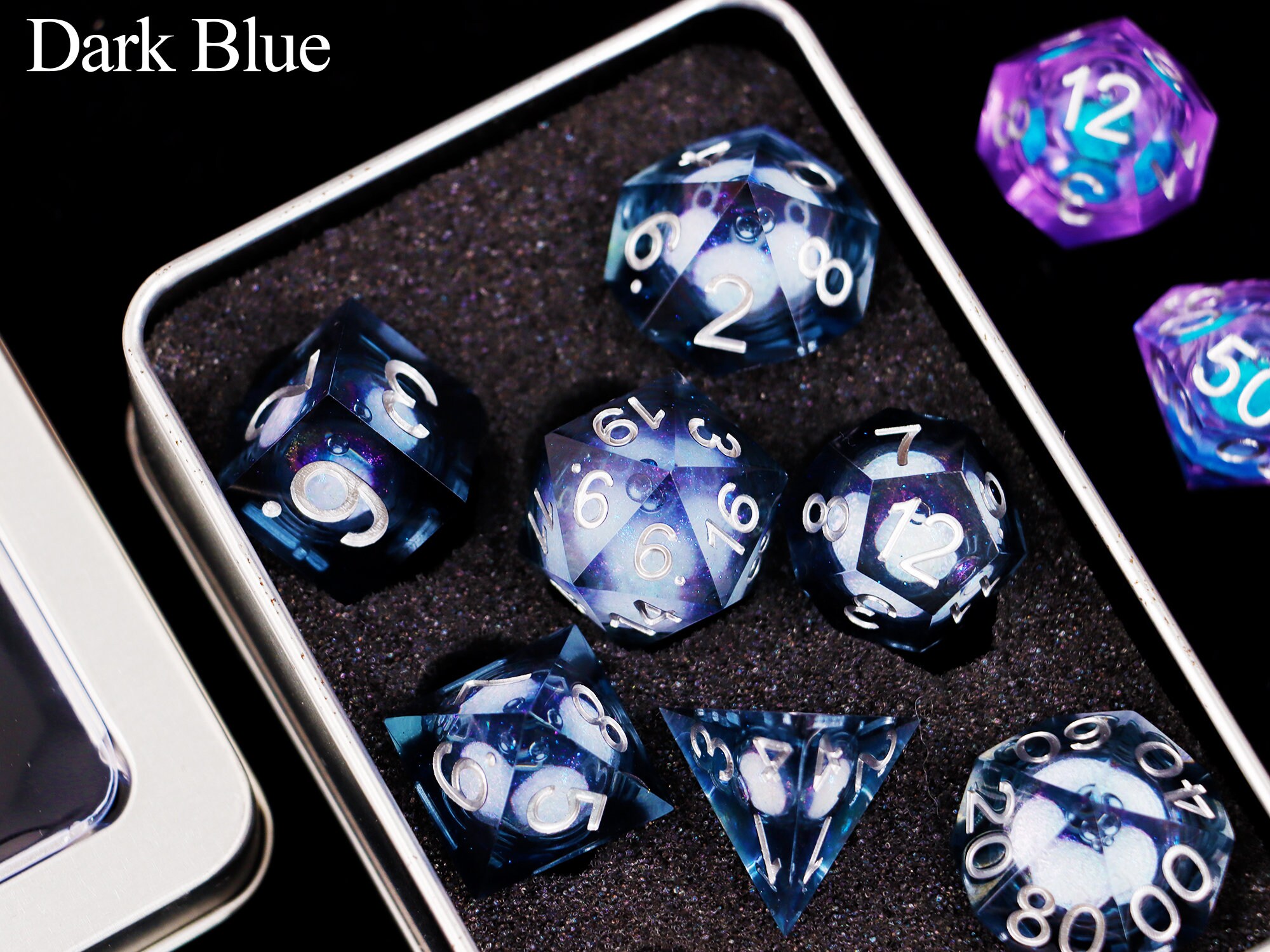 Galaxy Dice Set Liquid Core for Role Playing Games Full - Etsy