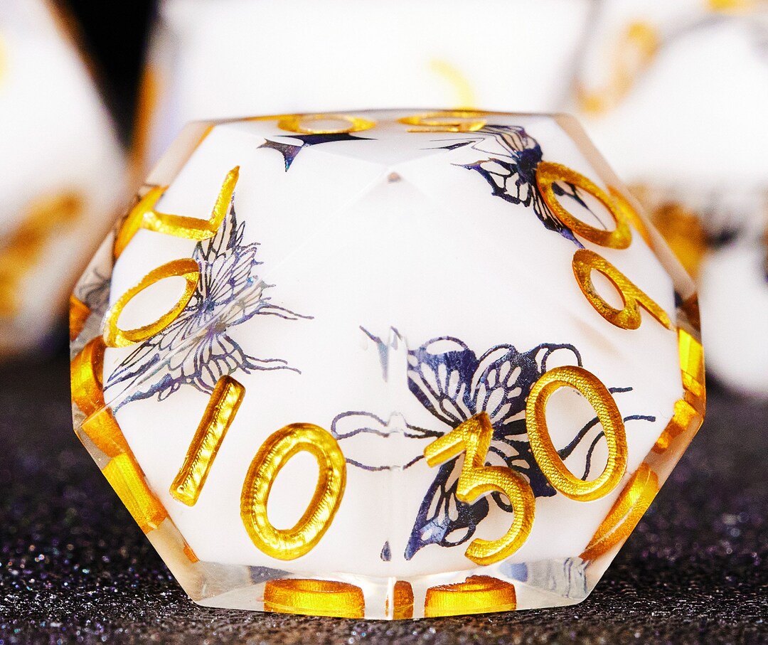 Magic Butterfly Dnd Dice Set for Role Playing Games, Gorgeous Dungeons ...