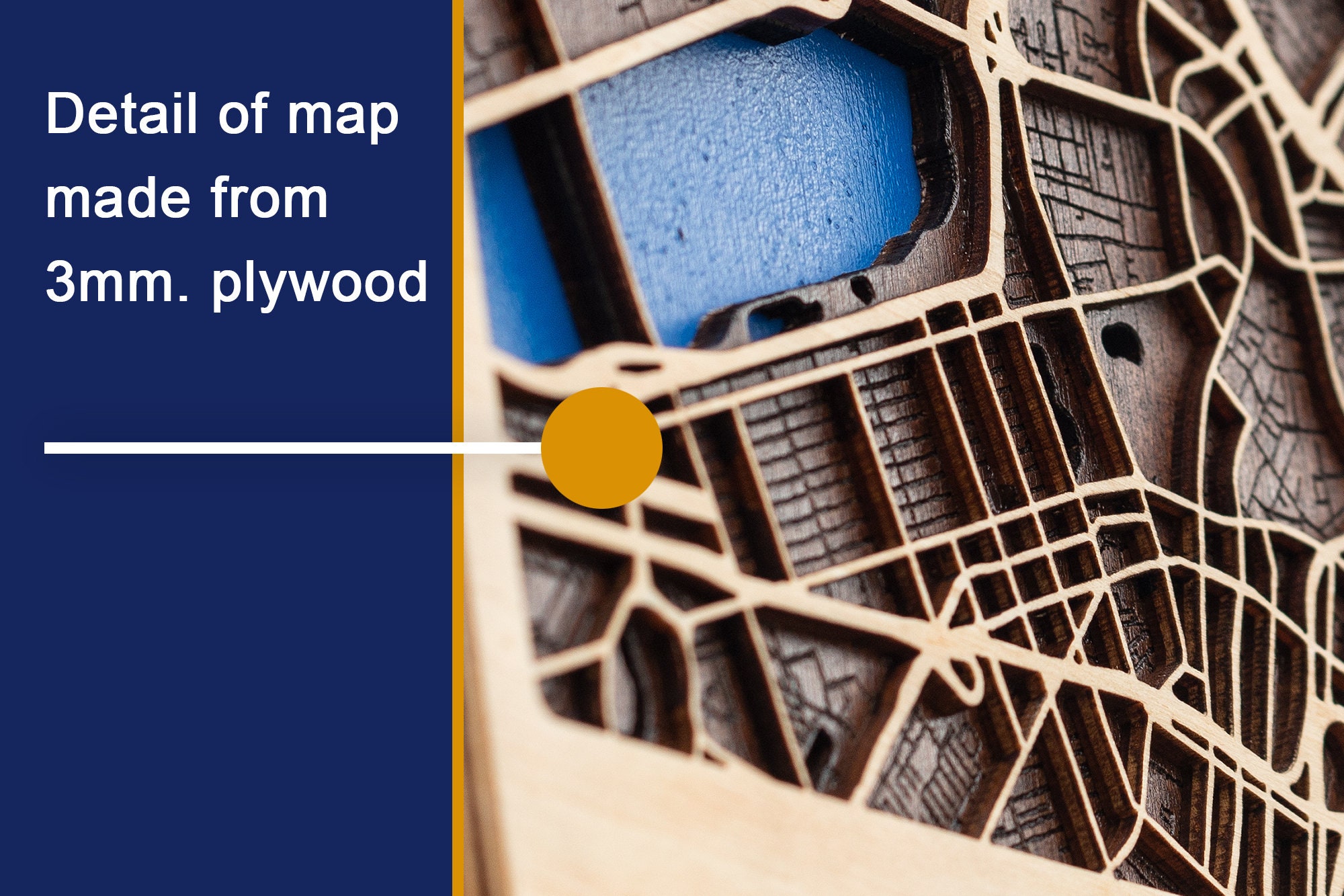 3D Laser Cut Map of Louisville Multilayer Street Map Decor, Laser Cut ...