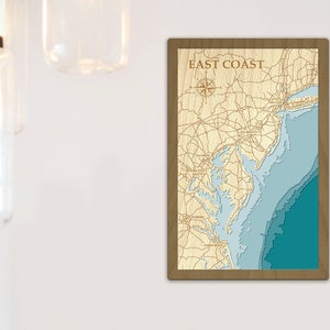 Digital File SVG, PDF - US East Coast Map, Northeast Megalopolis ...