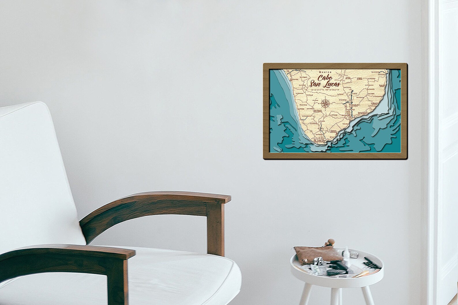 Cabo San Lucas Cutting Files, PDF, AI, SVG - Mexico Wood Multilayer ...
