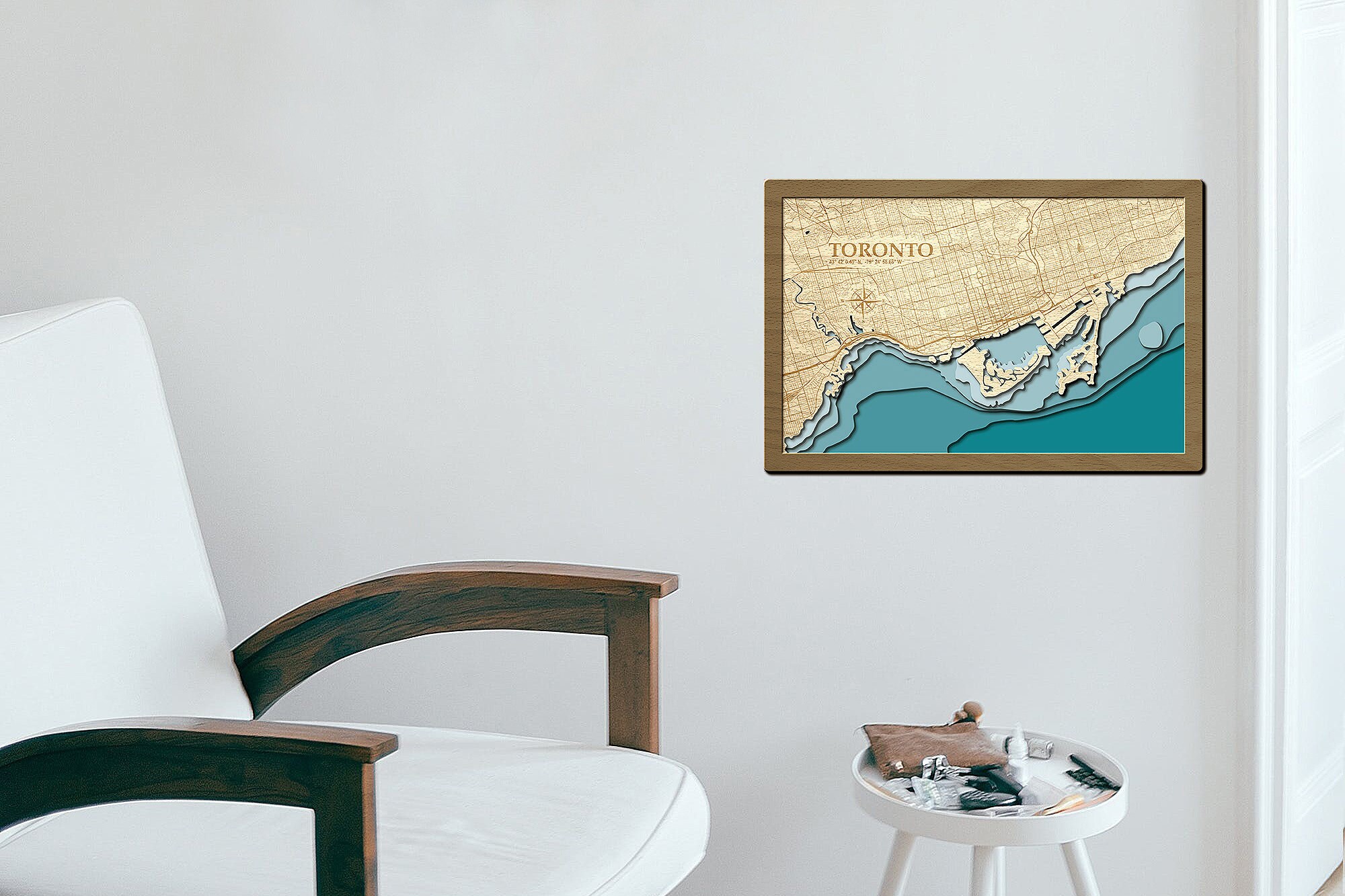 Digital File Toronto Map 3d, PDF, AI, SVG Wood Multilayer Laser Cut ...