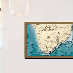 Cabo San Lucas Cutting Files, PDF, AI, SVG - Mexico Wood Multilayer ...