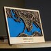 Hong Kong Wood Map, Streets City 3D Maps Travel Wall Art, Street ...