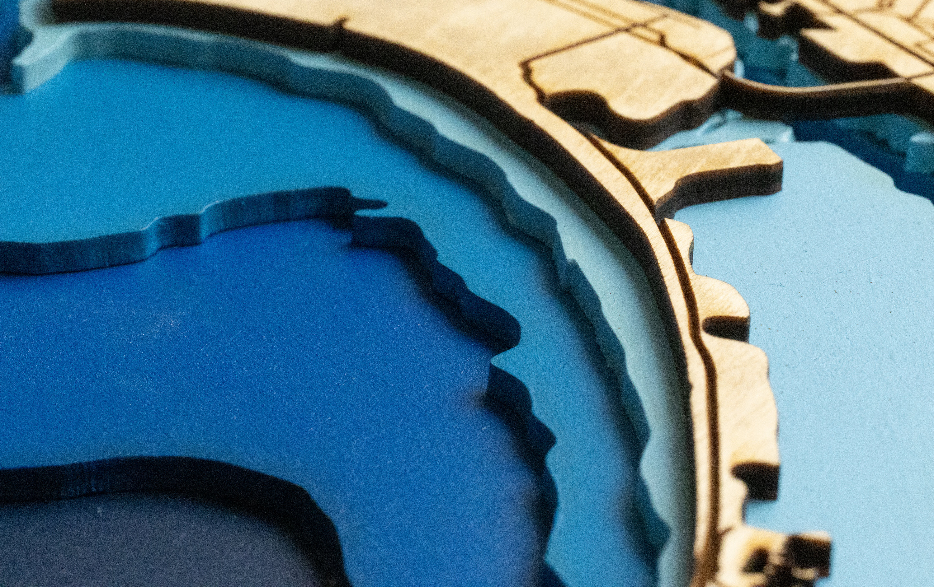 Florida Cutting Files, PDF, AI, SVG - Wood Multilayer Laser Cut Design ...