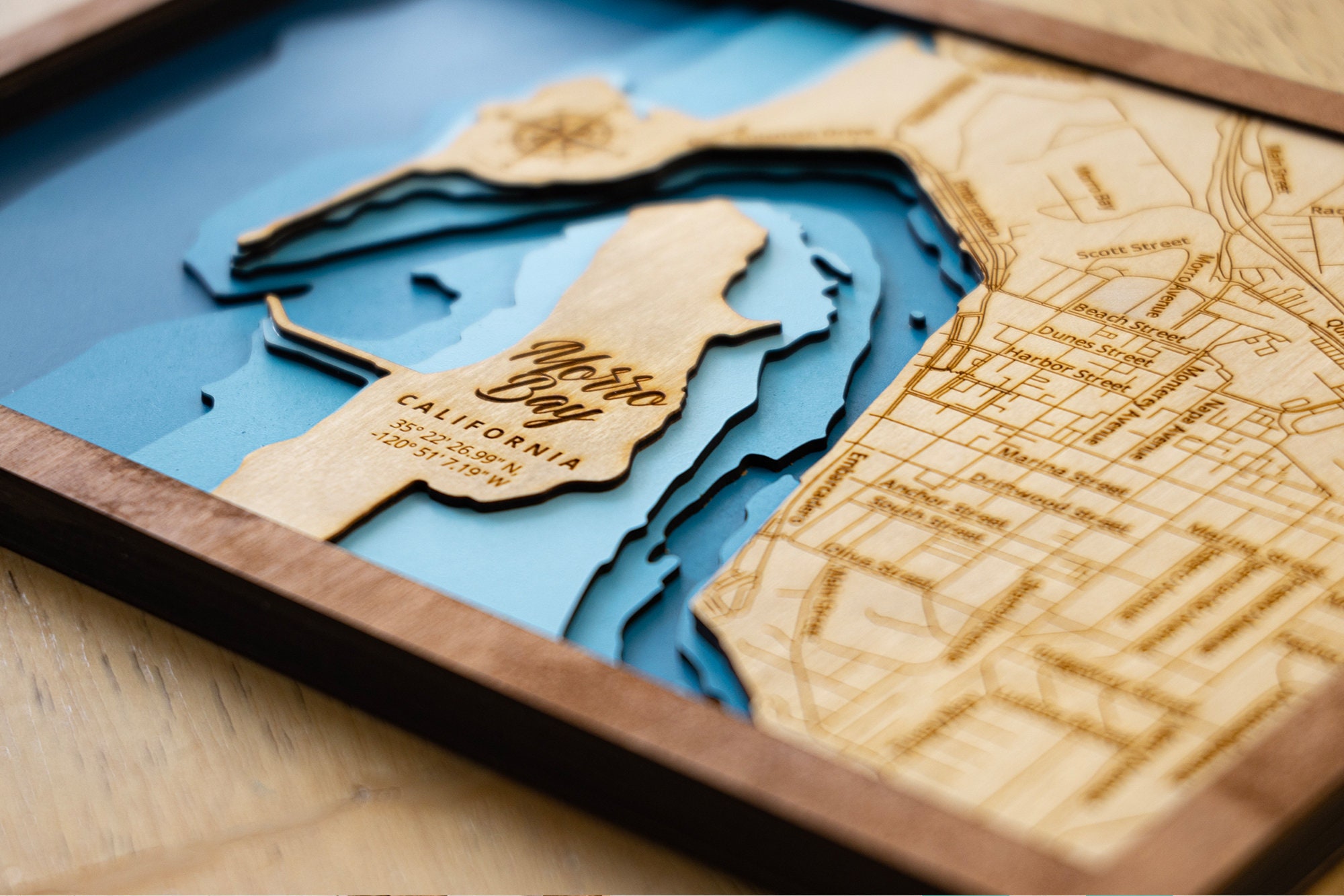 Digital File Cancun Map Svg, AI, Eps, CRD, Pdf Wood Multilayer Laser ...