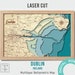 3D Laser Cut Map of London Multilayer Map Decor Laser Cut Digital Files ...