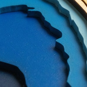 Hawaii Islands Map SVG, Laser Cut Files, Layers Depth, Multilayer ...