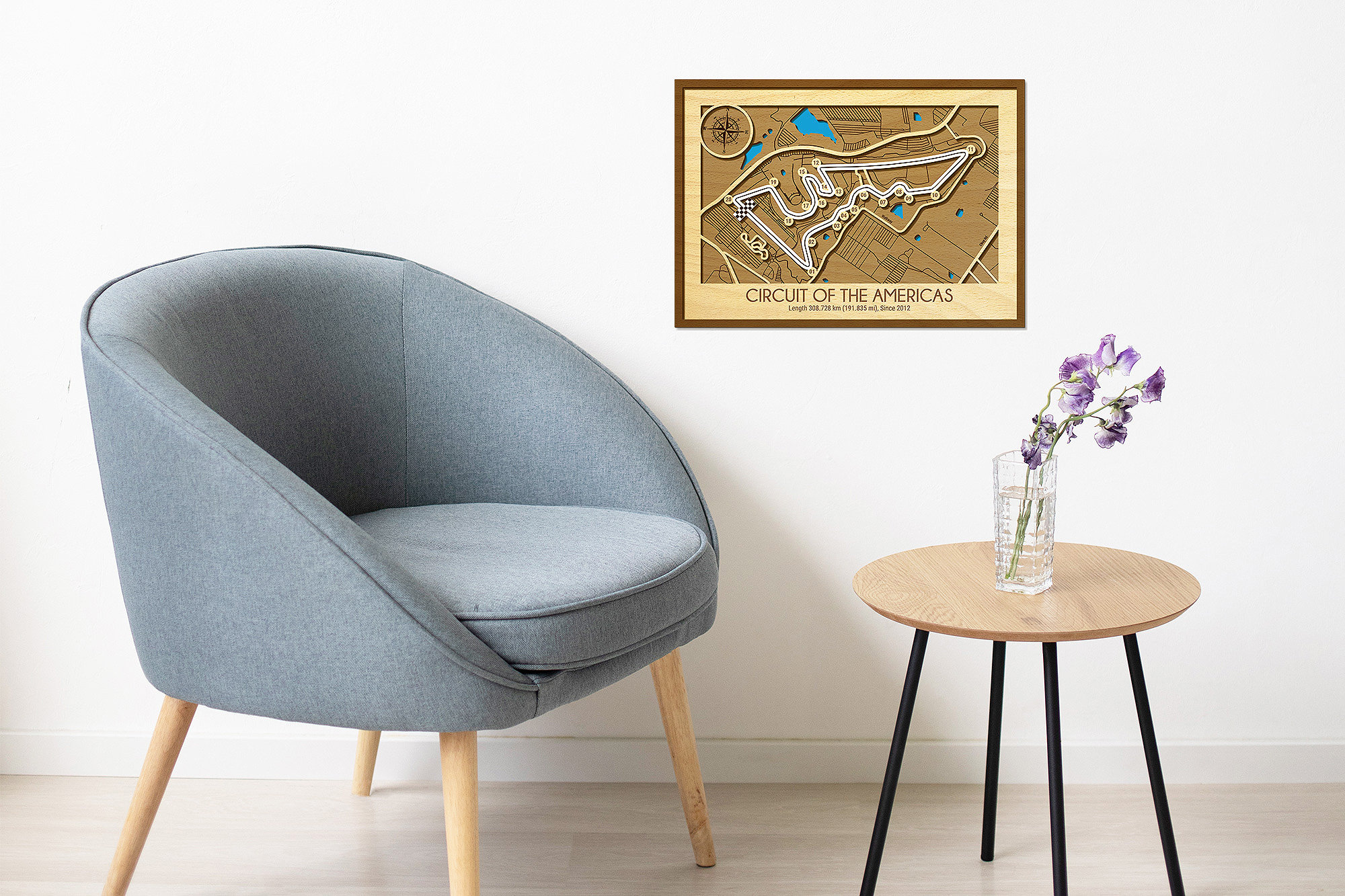 Austin Track Map SVG, Circuit of the Americas 3D Wood Map, Formula 1 ...