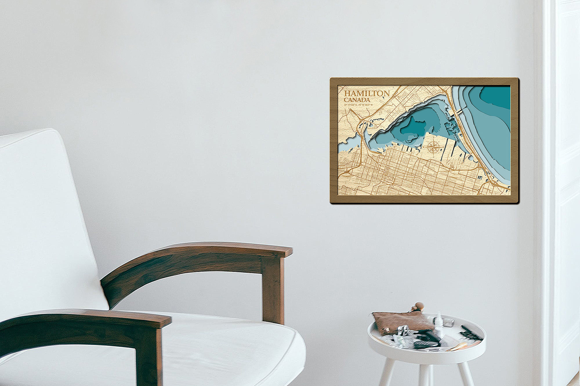 Hamilton Map Svg, Lake Map Svg, Glowforge Map Svg, Laser Map Cut File ...