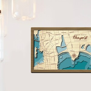 Newport, Rhode Island Map SVG, Laser Cut Files, Layers Depth ...