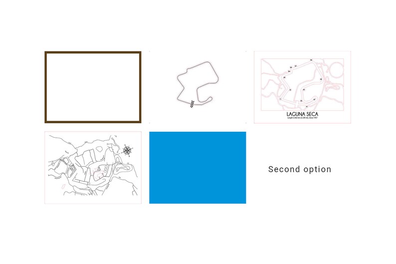 Laguna Seca Map SVG, Race Tracks 3D Wood Map, Monterey Indycar Circuit ...