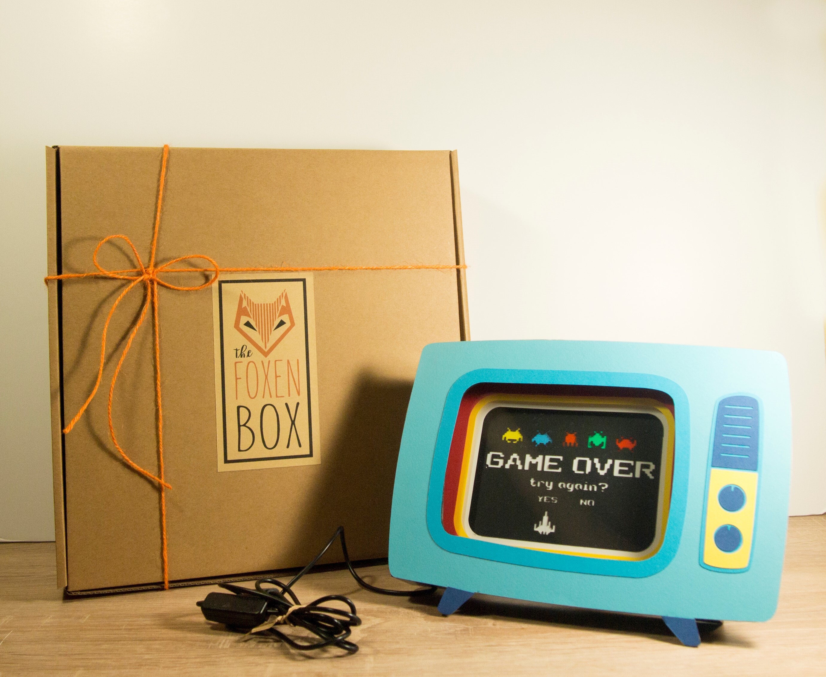 Retro Tv Video Game Lighted Frame, Retro Frame, Retro Decor, Geeky ...