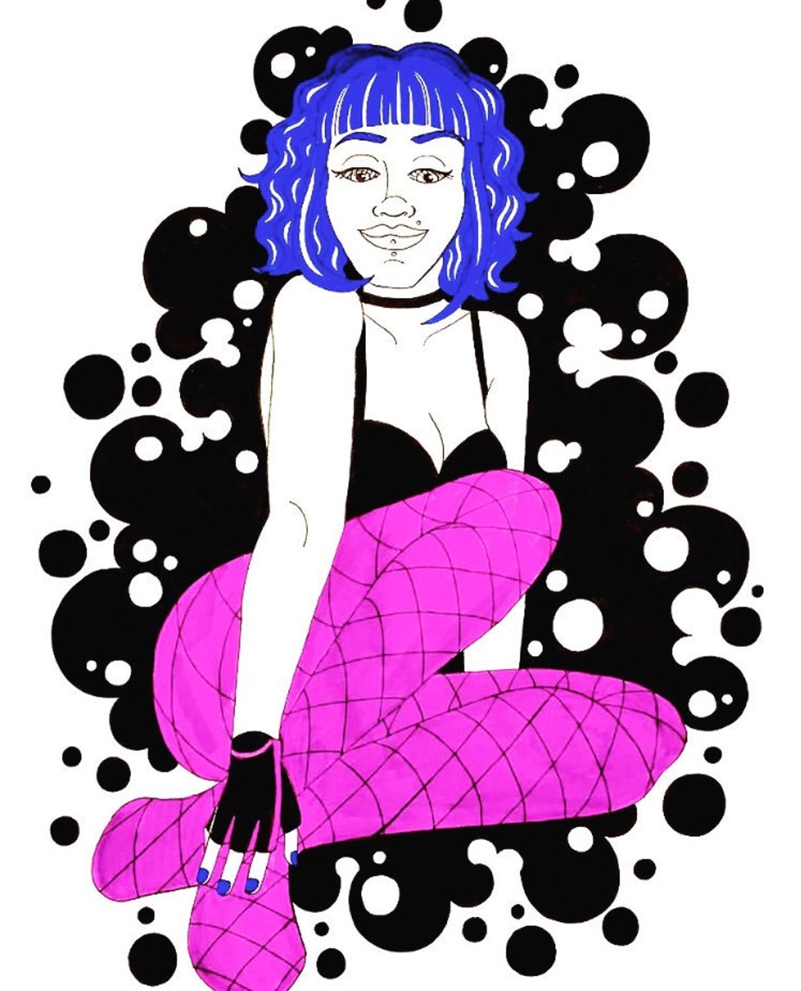 Sex Bob Omb Illustration Etsy