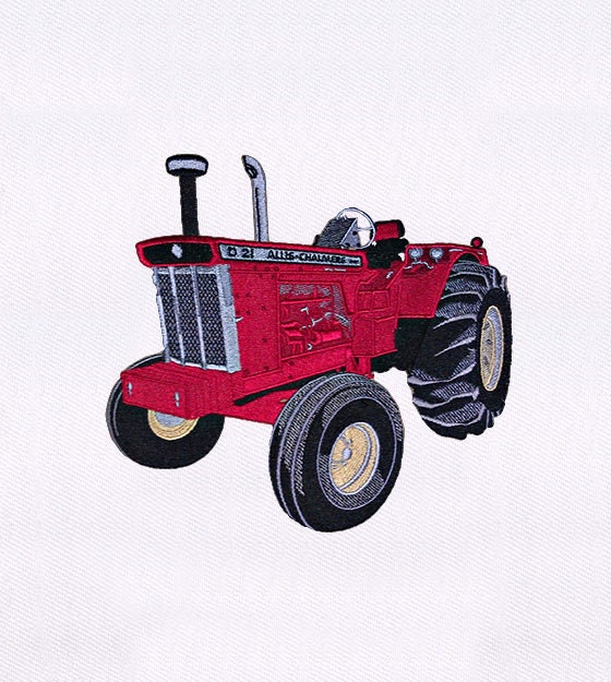 Red Tractor Embroidery Design | Antique Tractor Embroidery Design ...