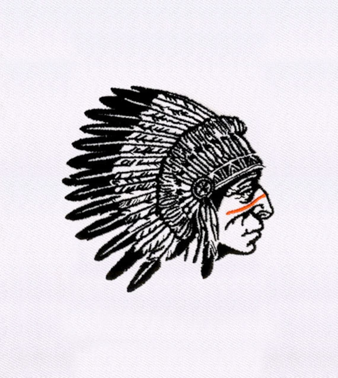 Native American Chief Man Embroidery Design | American Indian ...