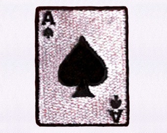 Ace of Spades Machine Embroidery Design - Etsy