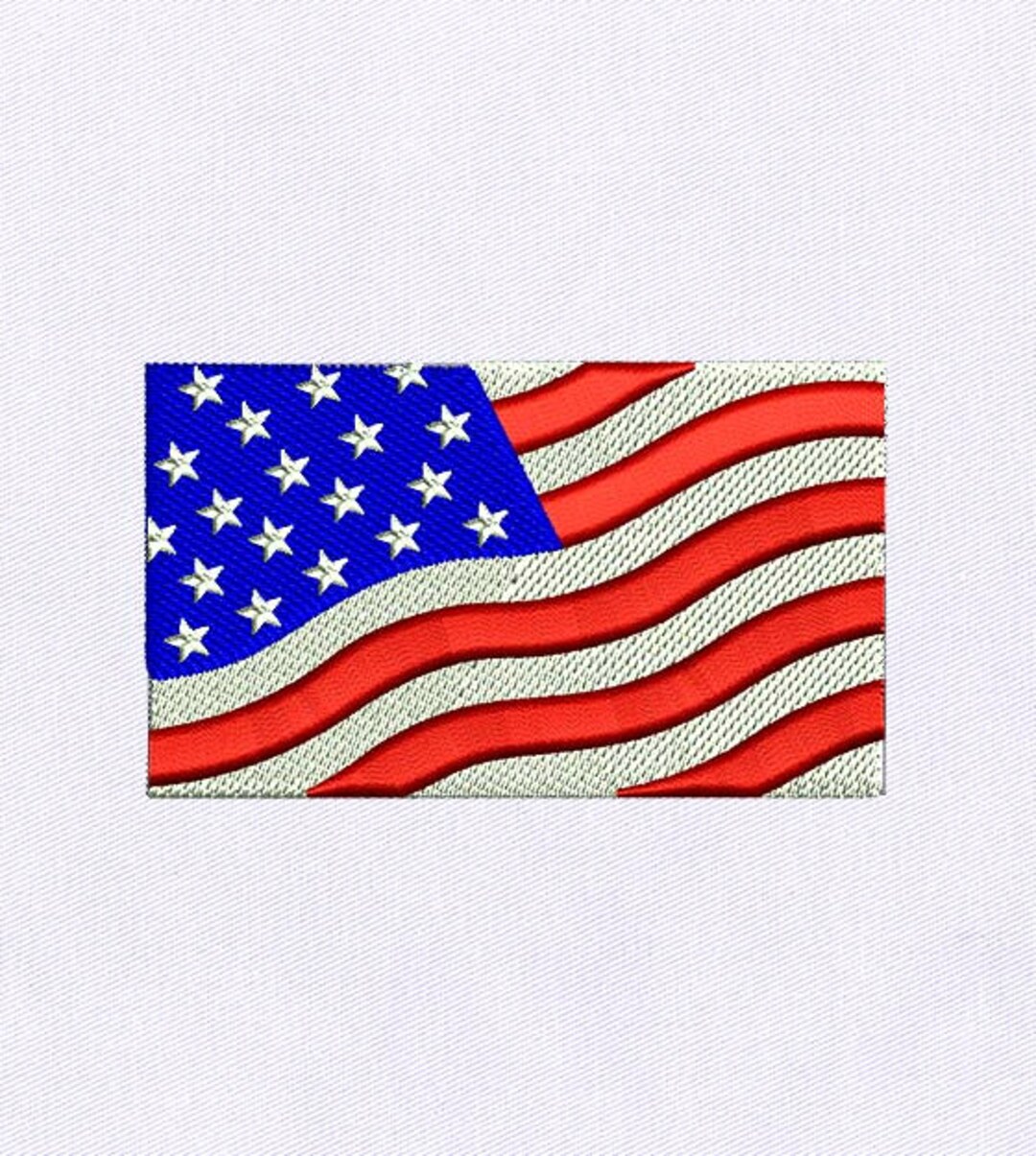 Inventive Artistic USA Flag Embroidery Design |flag Embroidery Design ...