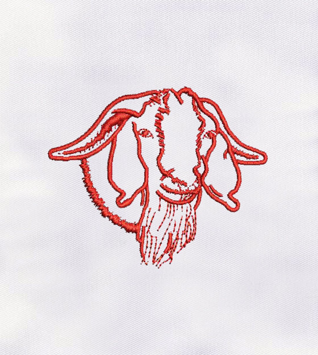 Boer Goat Machine Embroidery Design | Animal Embroidery Design | Goat ...