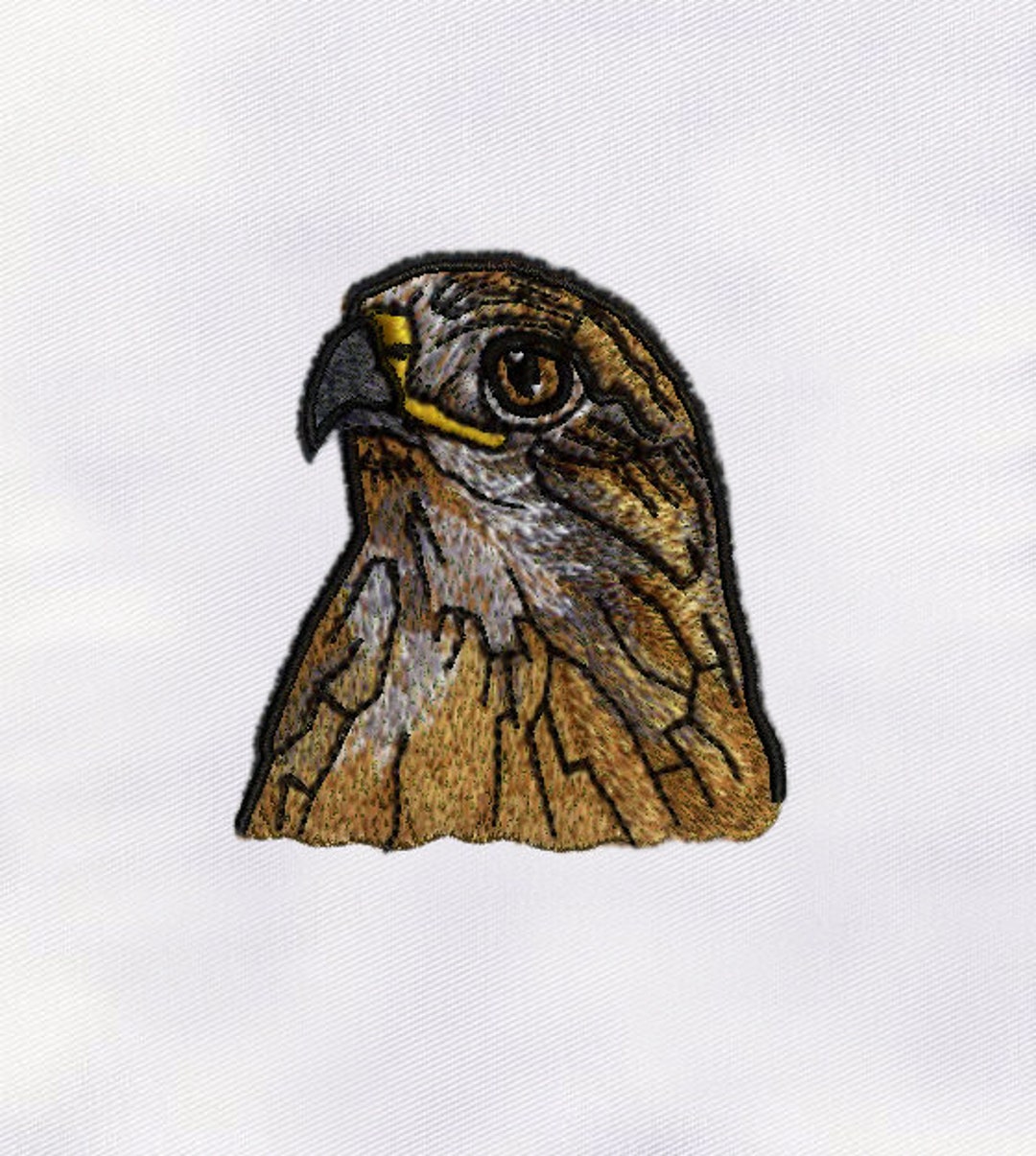 Stunning Bird Machine Embroidery Design | Hawk Embroidery Design | Bird ...