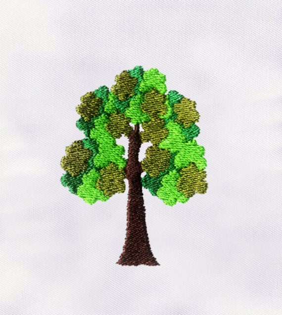 Tree Machine Embroidery Design plant Embroidery Design tree | Etsy