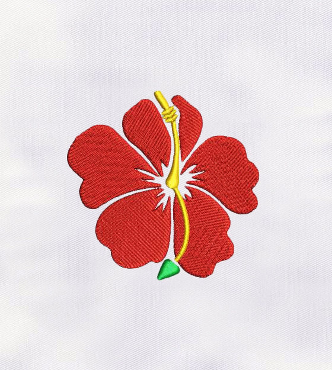 Red Flower Machine Embroidery Design | Plant Embroidery Design | Lily ...