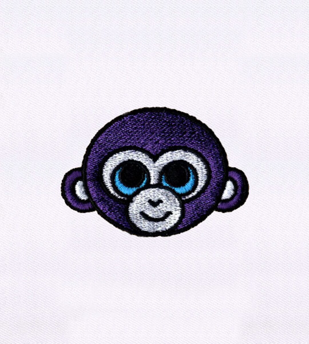 Purple Monkey Embroidery Design | Animal Embroidery Design | Monkey ...