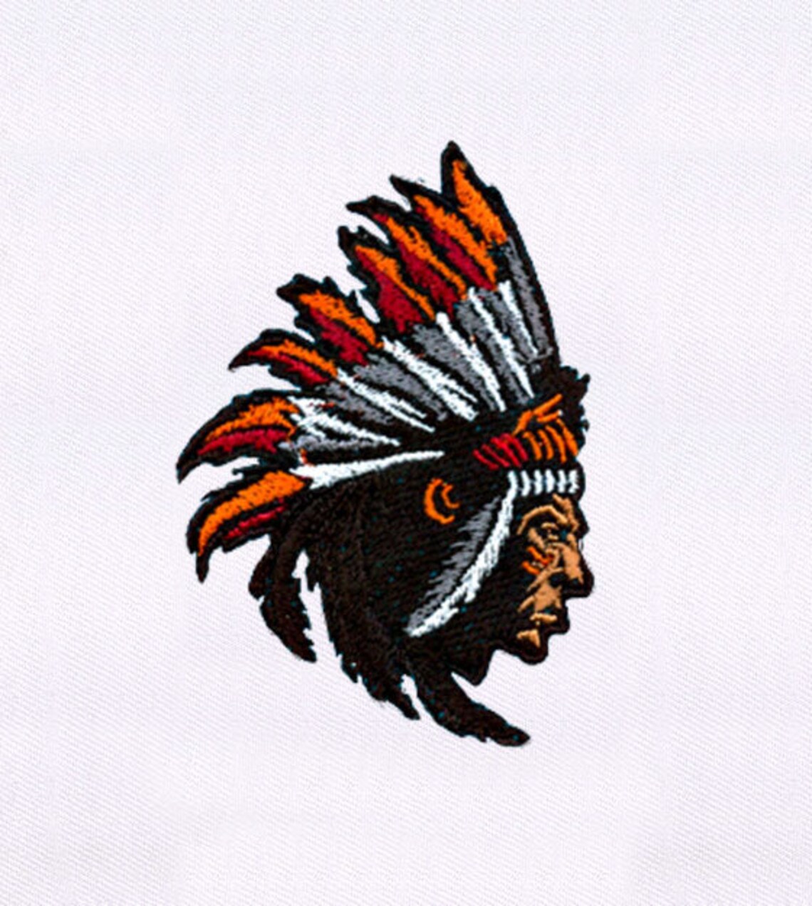 Powerful Native American Man Embroidery Design Indian - Etsy