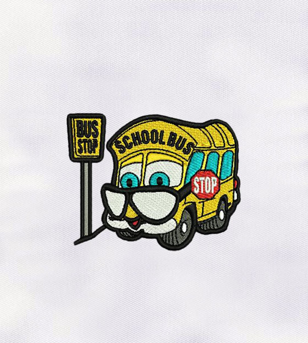 Old School Bus Machine Embroidery Design |vehicle Embroidery Design ...