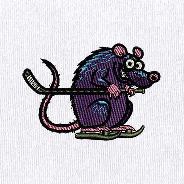 Rat Embroidery - Etsy