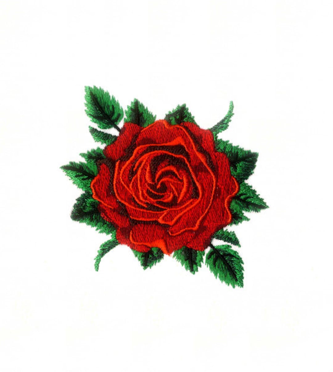 Beautiful Red Rose Machine Embroidery Design |flower Embroidery Design ...