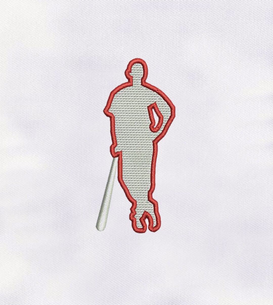 Baseball Player Machine Embroidery Design | Sport Embroidery Design ...