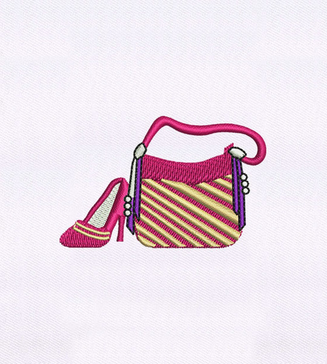 Bag and Shoe Cap Embroidery Design | Women Embroidery Design | Bag ...